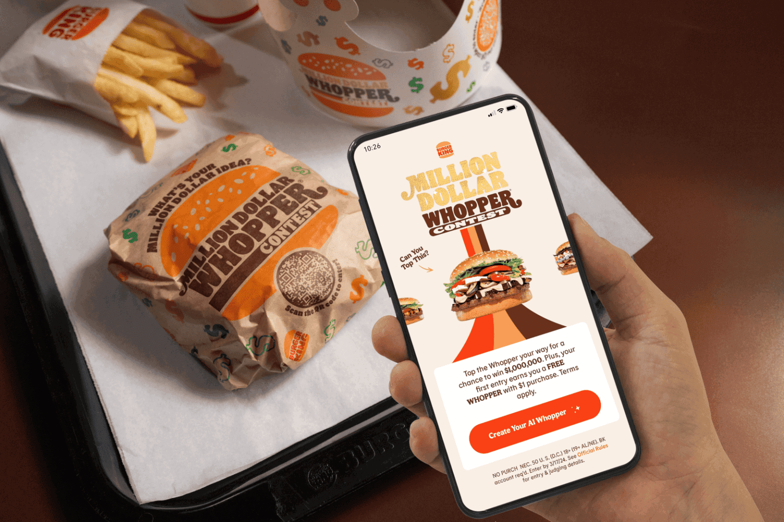 Burger Kings Million-Dollar-Whopper-Kampagne bietet individuell ...