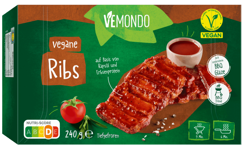 Lidl Germany Introduces New Vemondo Products Including Vegan Ribs ...