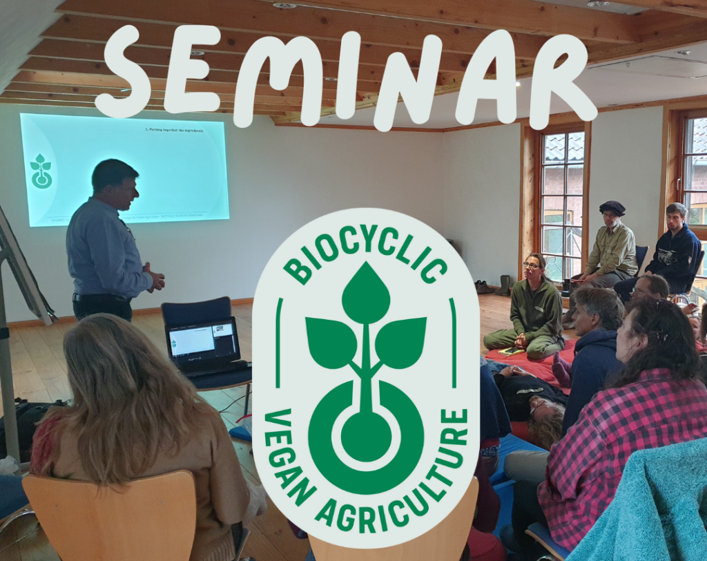 Biocyclic Vegan Agriculture Seminar to Explore Sustainable Farming ...