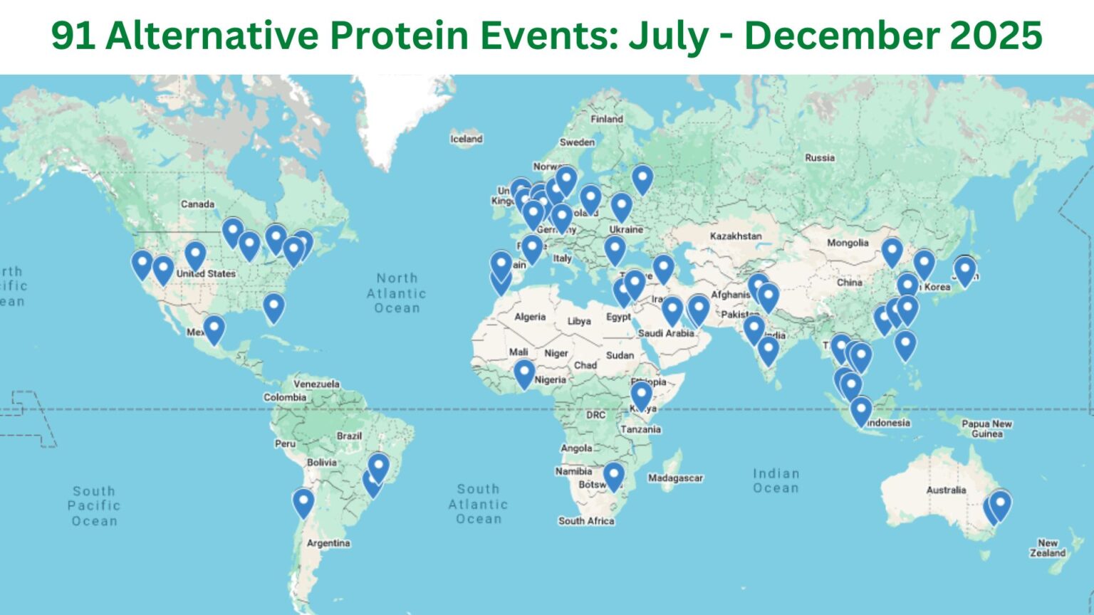 Updated Alternative Protein Event Map Details 91 Events Taking Place in ...