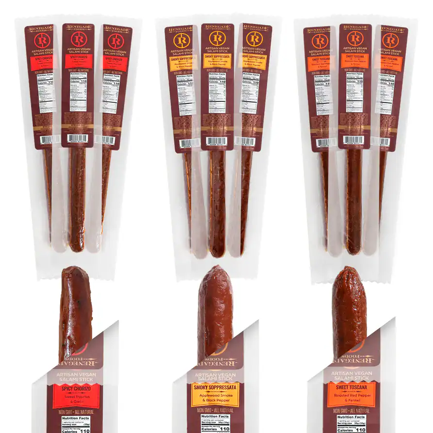 Renegade Foods Introduces Artisan Vegan Salami Sticks for Grab-and-Go ...