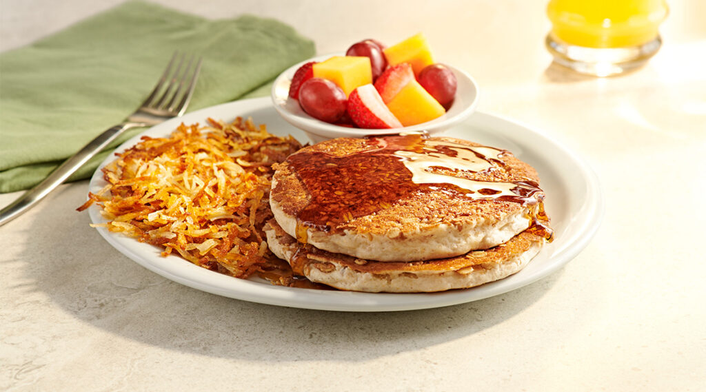 Denny’s Recognized by PETA for First Major US Diner Chain Vegan Pancake ...