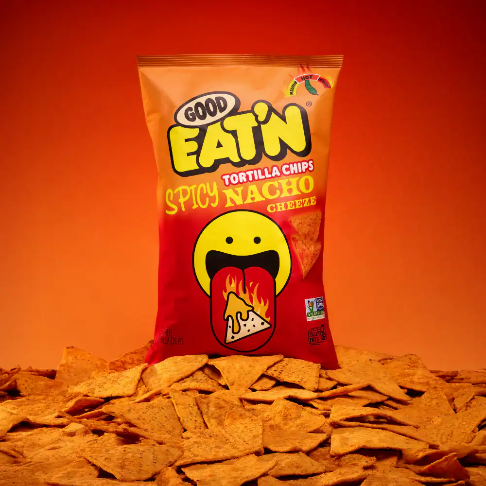 Good Eat'n Launches White Cheddar Popcorn & Spicy Nacho Cheeze Tortilla ...