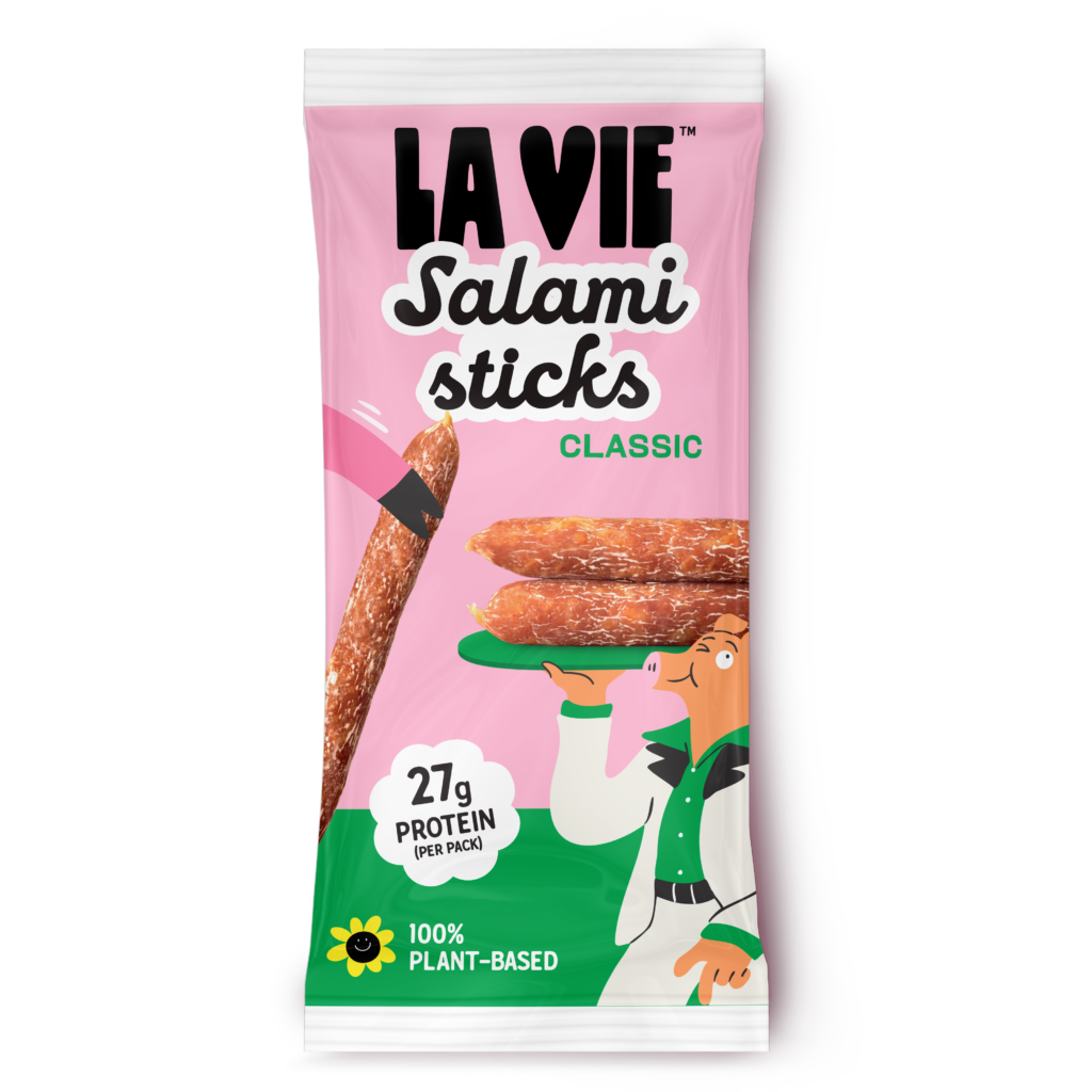 La Vie Launches "UK's First" Vegan Salami Sticks - vegconomist - the ...