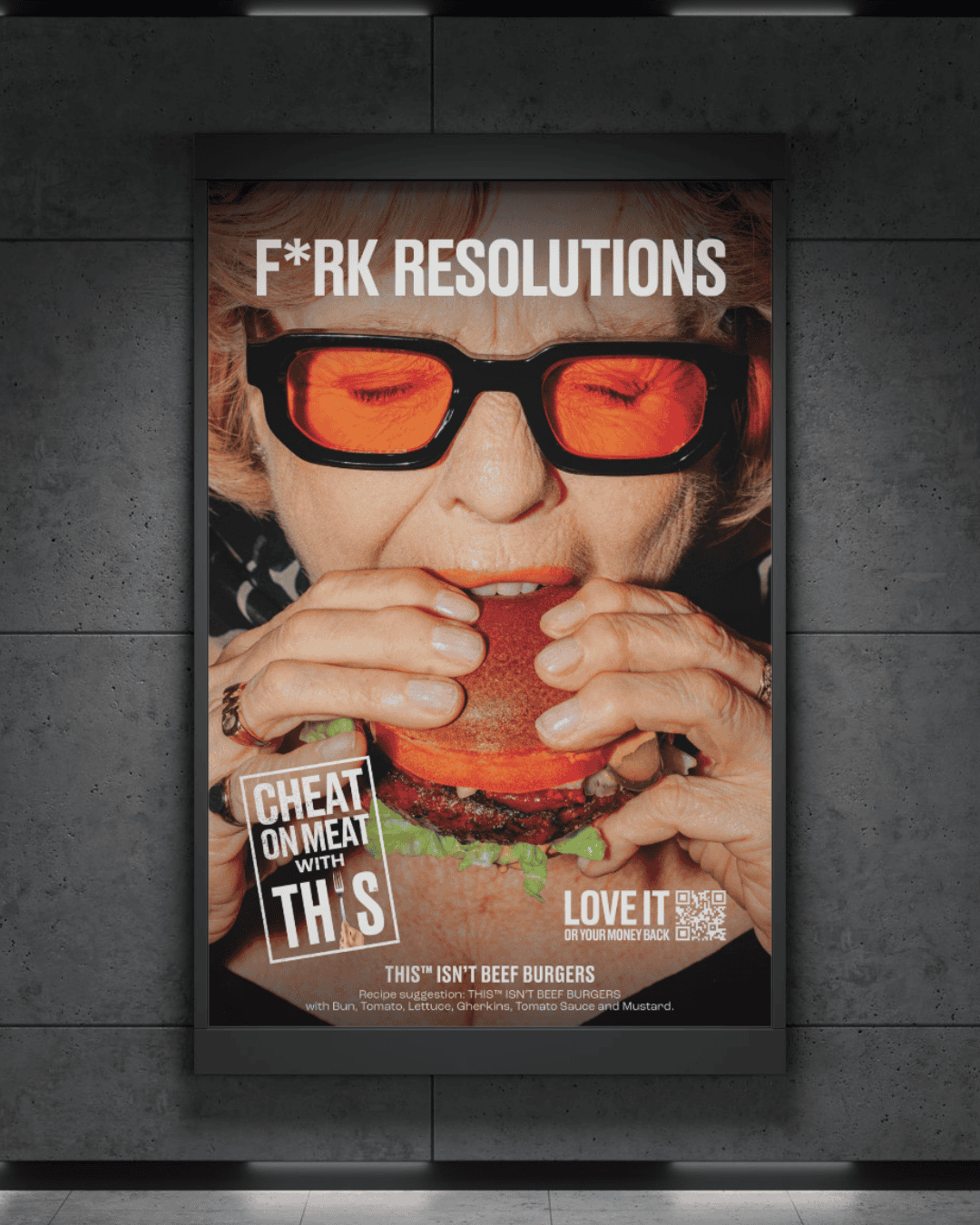 THIS Tells Londoners to "Cheat on Meat" in New "F*RK RESOLUTIONS ...